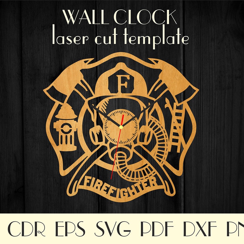Firefighter Laser Svg - Etsy
