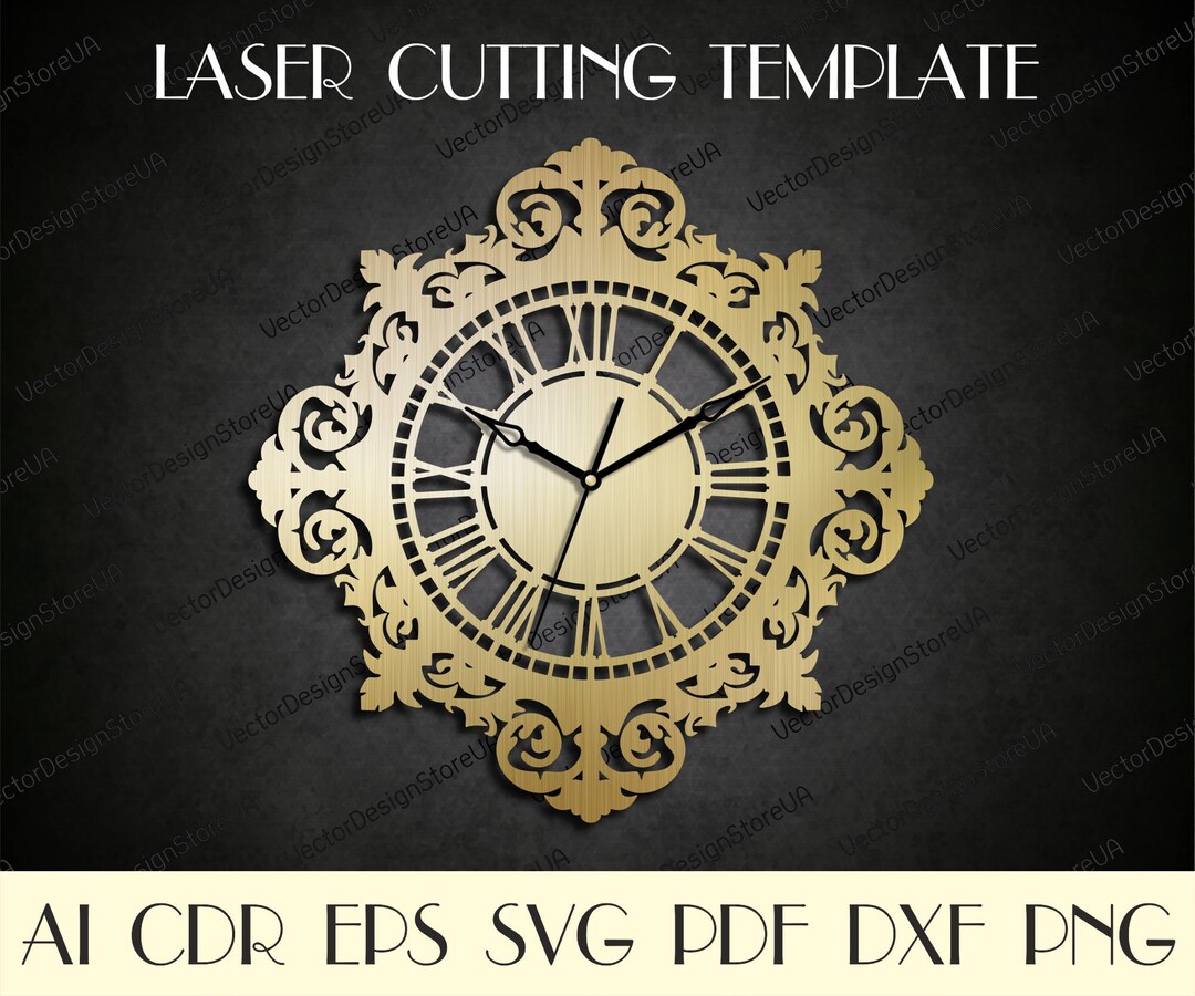 Vintage Decor for Wall,vintage Clock Svg,vintage Art,retro Wall Art ...