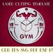 Bodybuilding Wall Decor File,gym Clock Svg,gym Clock for Wall,gym Svg ...