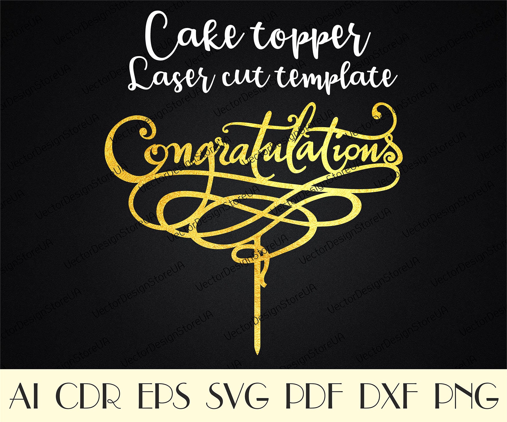 Congratulations Cake Topper File,graduation Cake Topper Svg ...