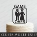 Game Over Cake Topper,funny Wedding Cake Topper,mr&mrs Cake Topper Svg ...