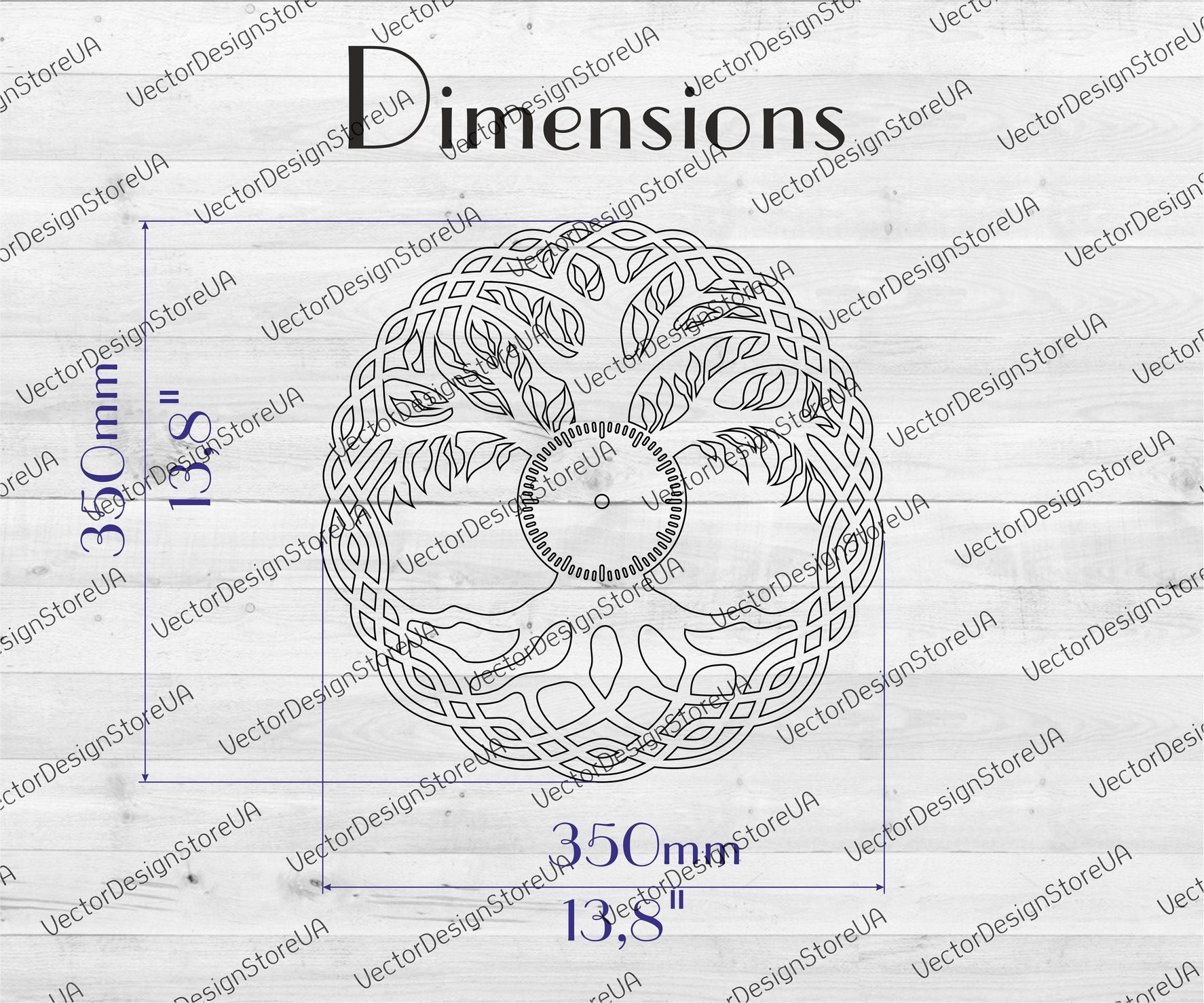 Tree of Life Clock Svg,tree of Life Wall Art,tree of Life Wall Decor ...