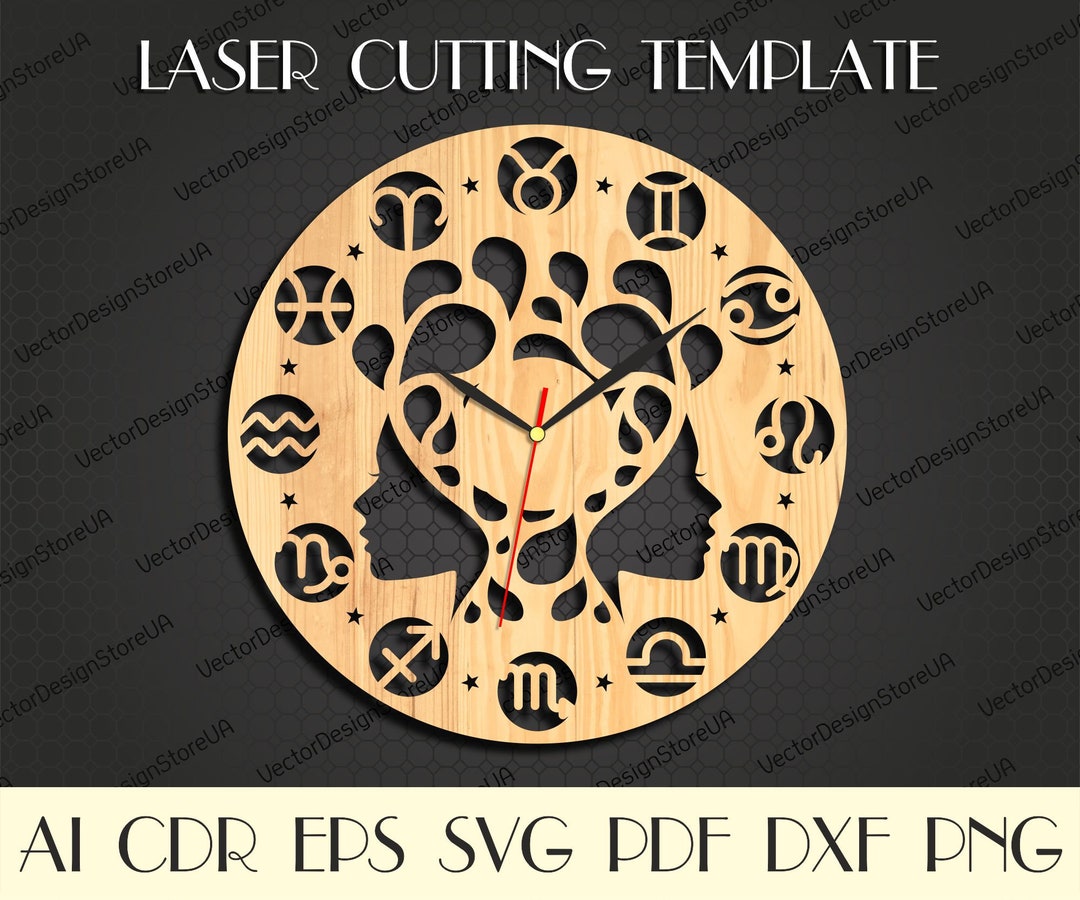 Gemini Svg,gemini Clock Svg,gemini Sign,astrology Signs Svg,gemini ...