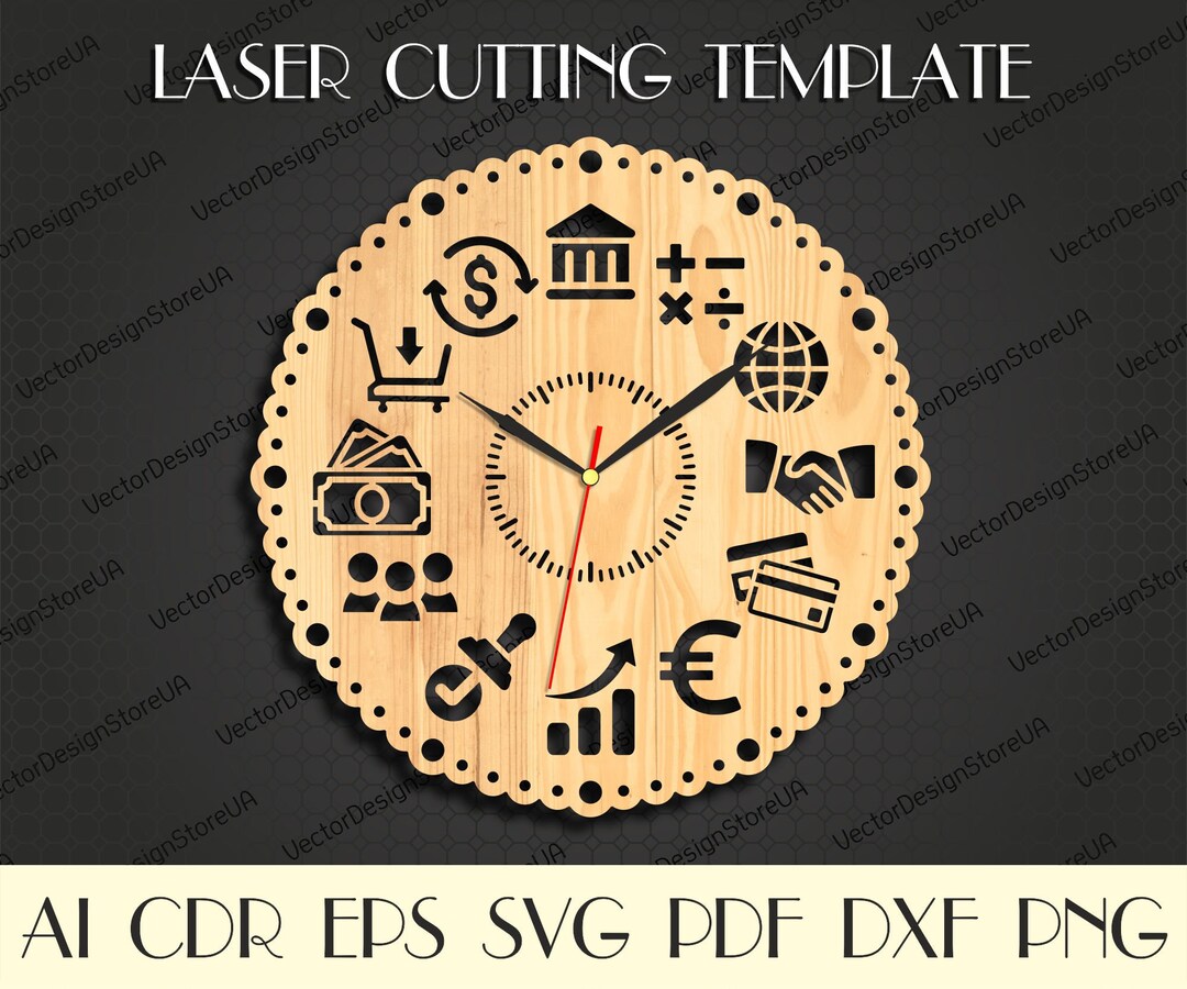 Economic Wall Decor Svg,economic Wall Art,economic Clock,cnc File ...