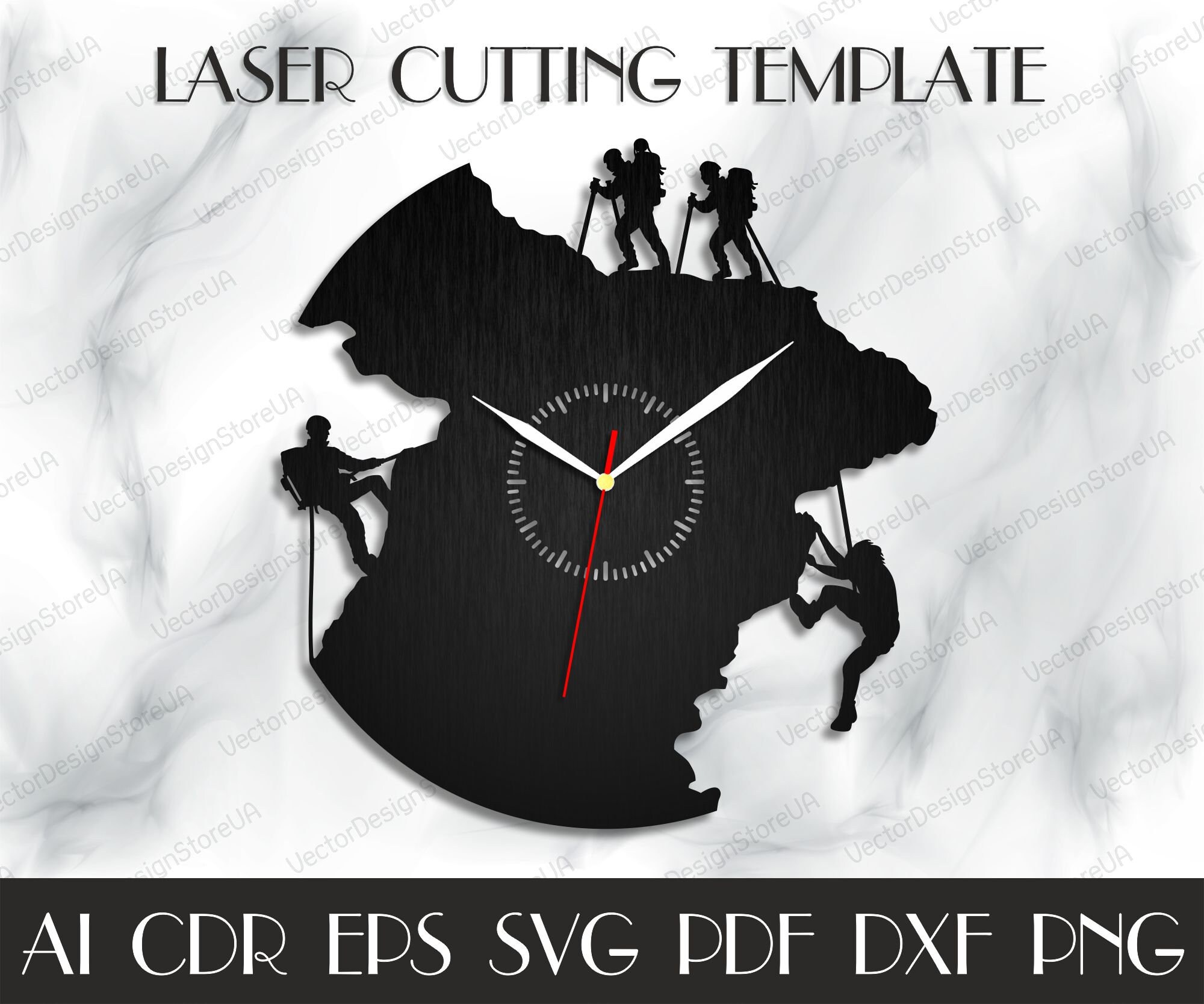 Rock Climbing Clock Svg,rock Climbing Art,rock Climbing Svg,gift for ...