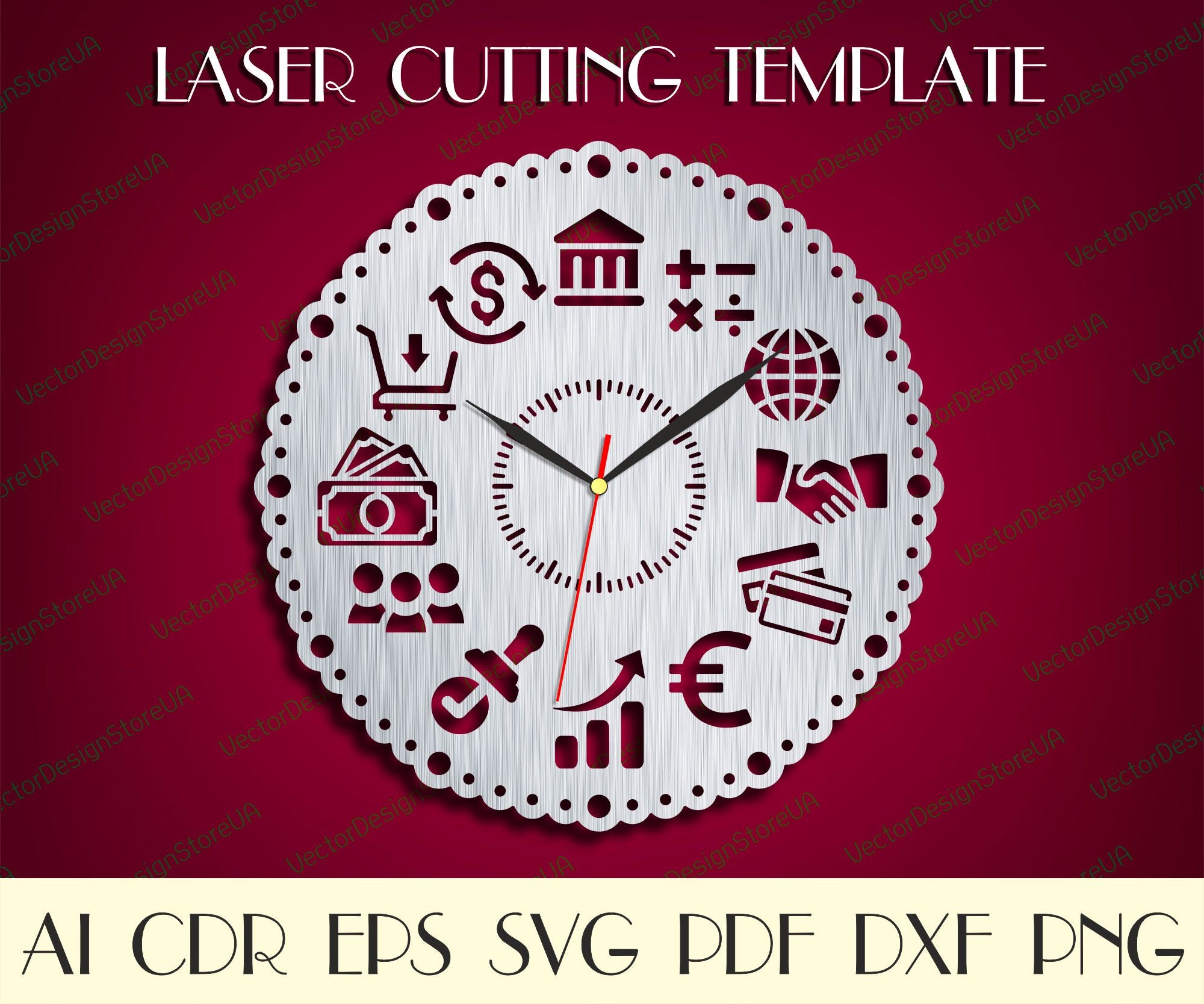 Economic Wall Decor Svg,economic Wall Art,economic Clock,cnc File ...