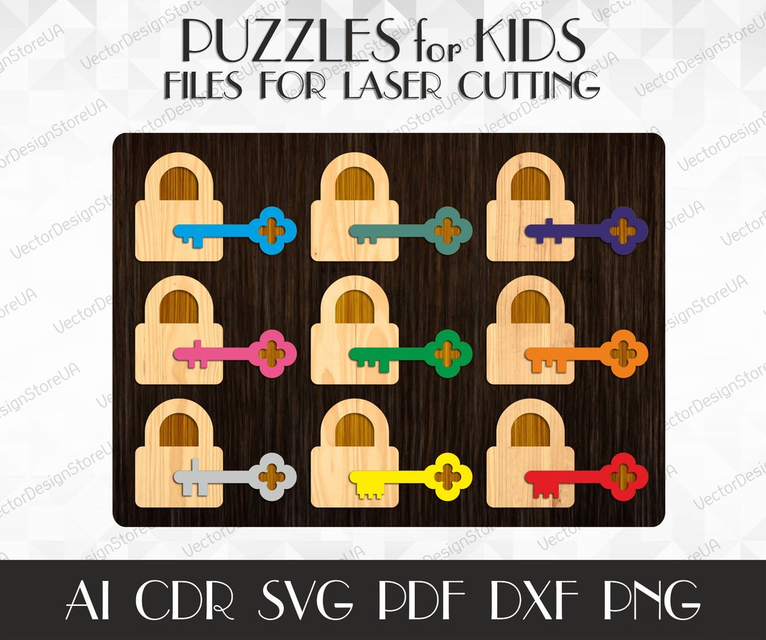 Locks and Keys Toys Svg,educational Toys for Kids,puzzle Svg,toys for ...