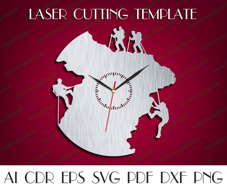 Rock Climbing Clock Svg,rock Climbing Art,rock Climbing Svg,gift for ...