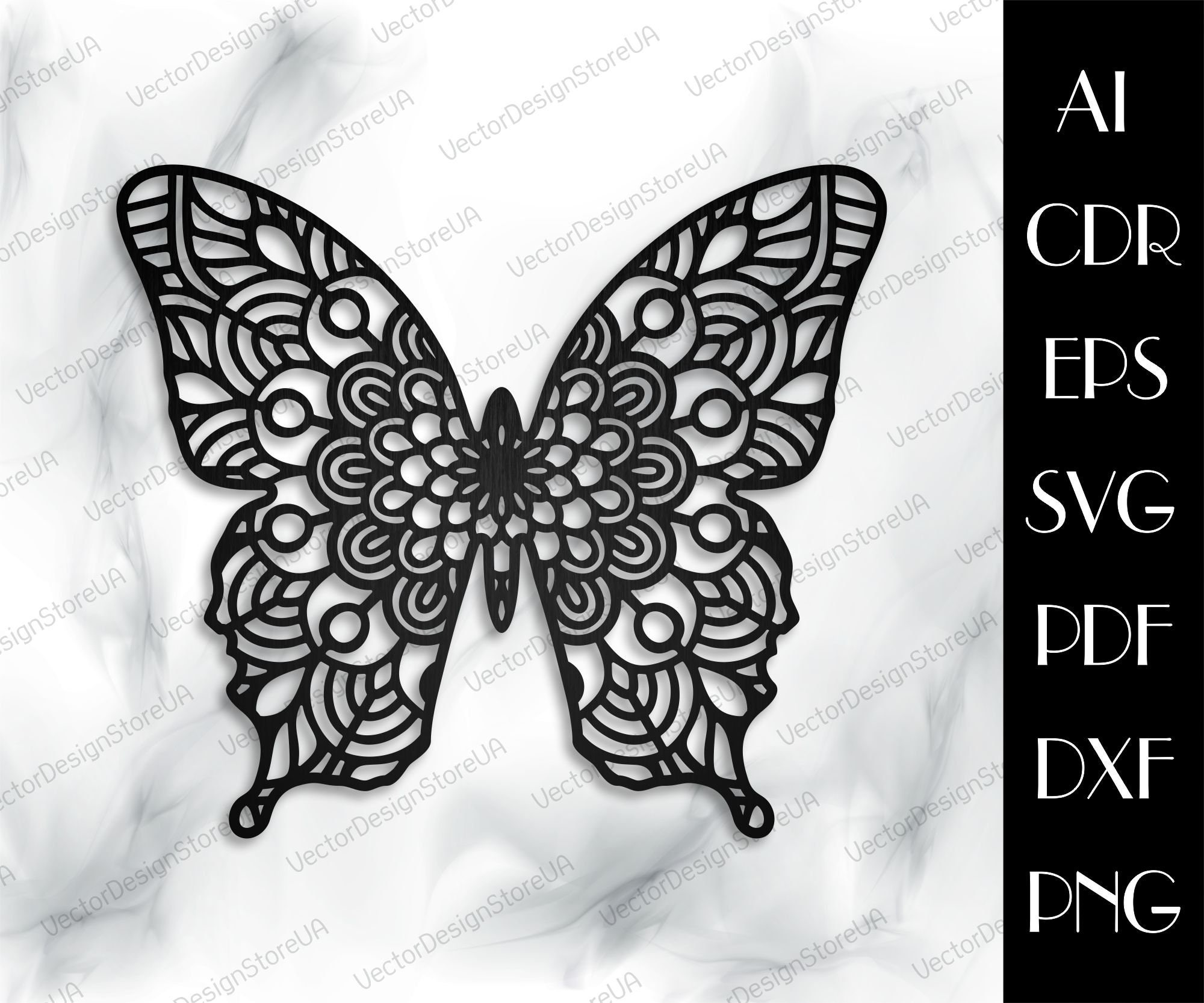 Butterfly Wall Artbutterfly Svgbutterfly Decorlove - Etsy