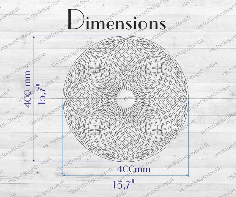 Geometric Clock,large Clock for Wall, Clock Template,laser Cut Template ...