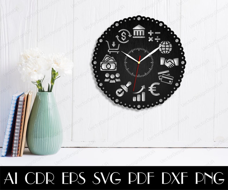 Economic Wall Decor Svg,economic Wall Art,economic Clock,cnc File ...