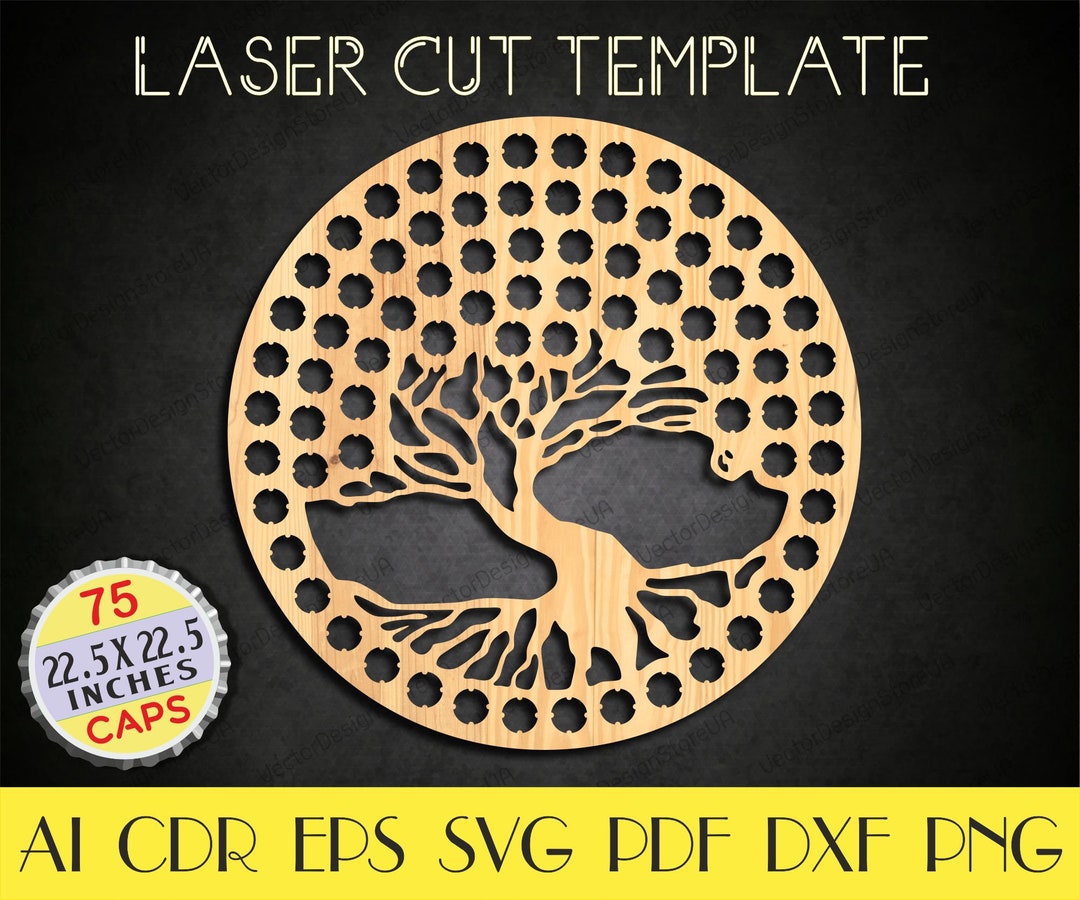 Baum des Lebens dxf, Baum des Lebens svg, Baum des Lebens, Geschenk für ihn, CNC-Pläne ...