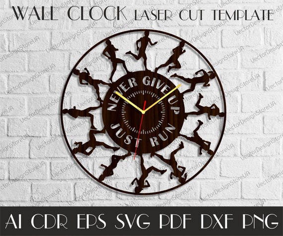 Runner Clock Filegift for Runnerrunning Clockrunning | Etsy