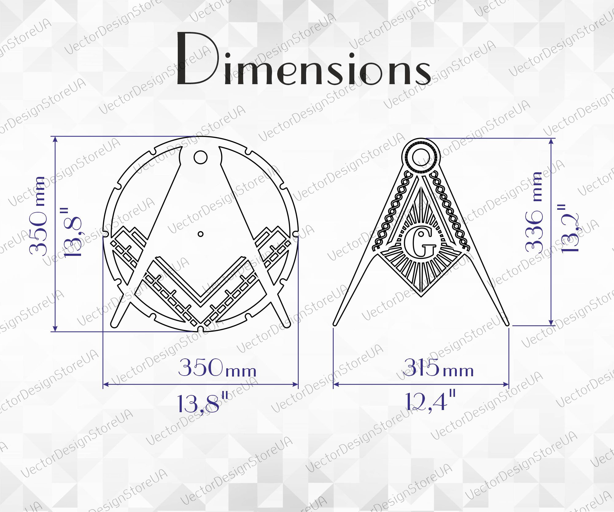 Masonic Clock Svg,mason Svg,freemasonry Sign Svg,freemason Svg,masonic ...