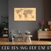 World Map Wall Decor Svg,world Map Svg,world Art Svg,world Dots Map ...