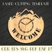 Welcome Clock Dxf,welcome Home Decor,welcome Wall Art,welcome Svg,wall ...