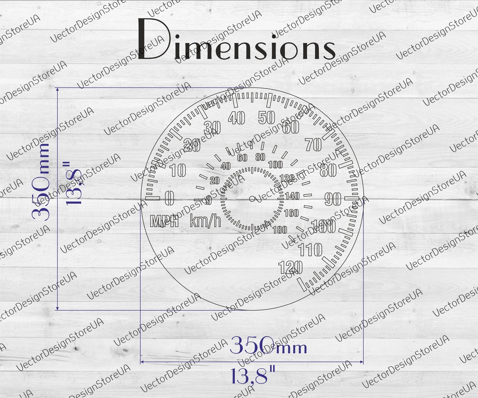 Speedometer Clock Svg,speedometer Svg,car Service Wall Clock,car ...