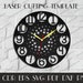 Clock Numbers Svg,modern Clock,unique Wall Decor,wooden Clock,laser Cut ...