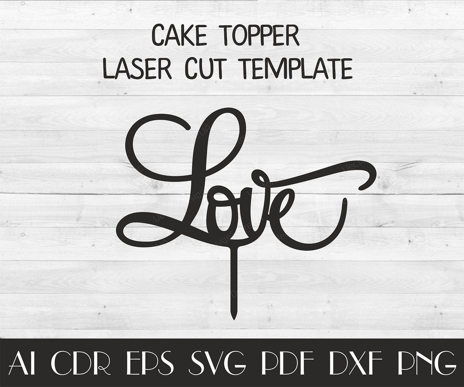 Love Cake Topper,wedding Cake Topper,rustic Cake Topper,love You Sign ...