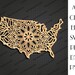 USA Wall Decor Svg,unted States Svg,america Map Dxf,usa Map Mandala Svg ...