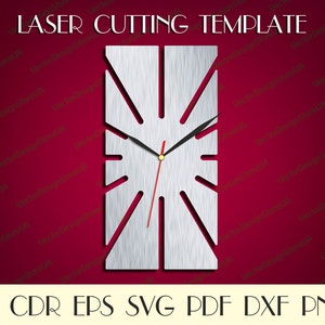 Large Wall Clock Svg,modern Clock,unique Wall Decor,wedding Gift ...