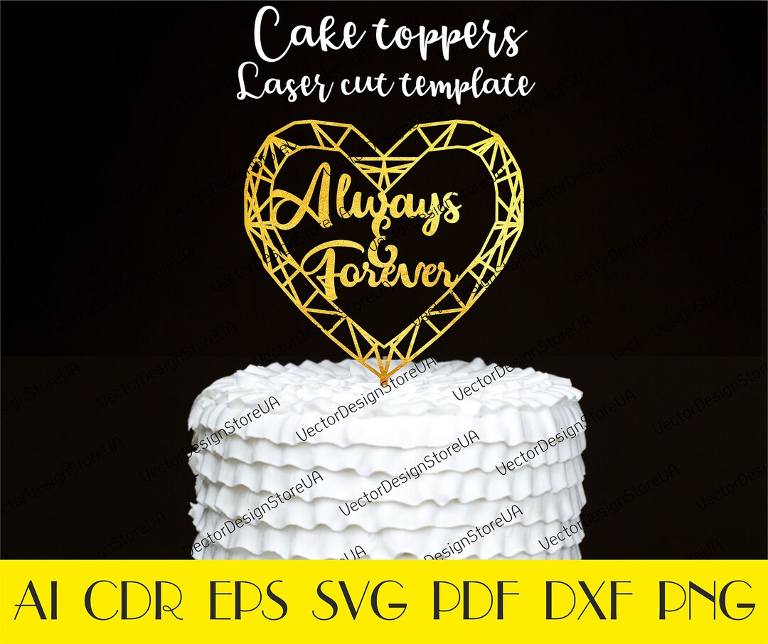 Always&forever Cake Topper,always and Forever,wedding Cake Topper ...