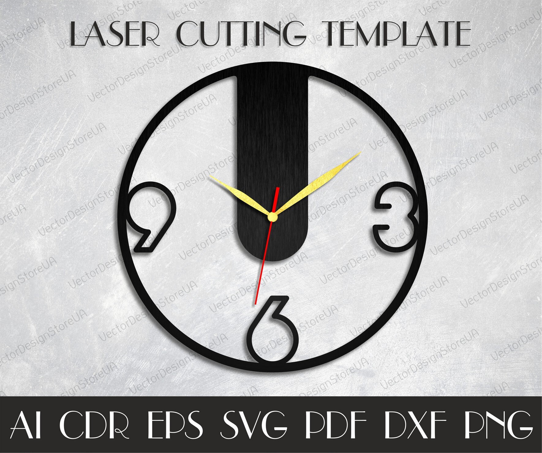 Modern Wall Clockmodern Home Decormodern Wall Artunique | Etsy