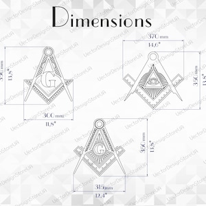 Set Masonic Symbols Svg,mason Svg,freemasonry Sign Svg,freemason Svg ...