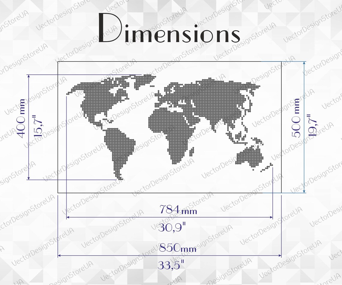 World Map Wall Decor Svgworld Map Svgworld Art Svgworld - Etsy