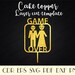 Game Over Cake Topper,funny Wedding Cake Topper,mr&mrs Cake Topper Svg ...
