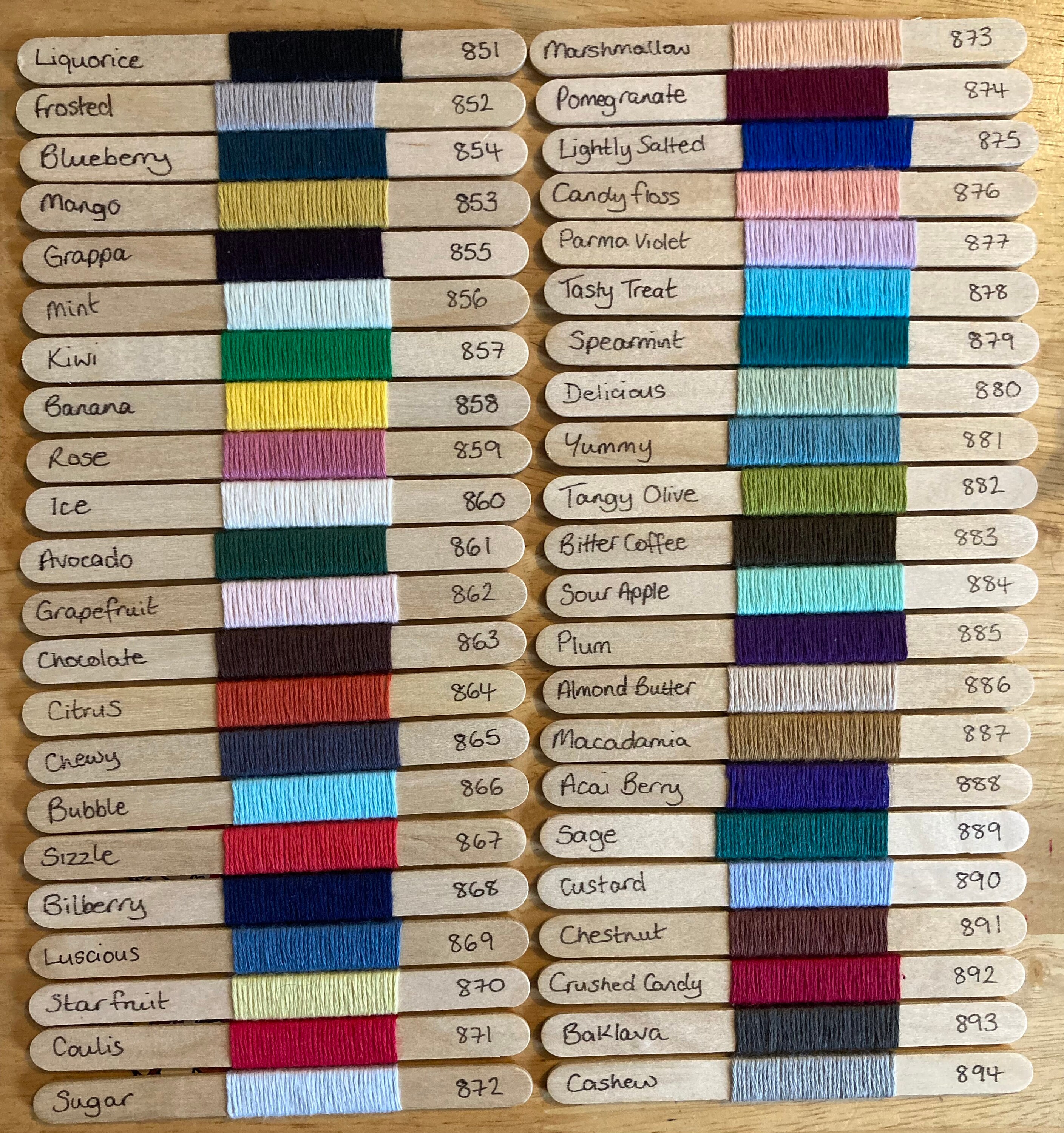 Scheepjes Whirlette Yarn Pegs. Full Set of Whirlette Yarn - Etsy