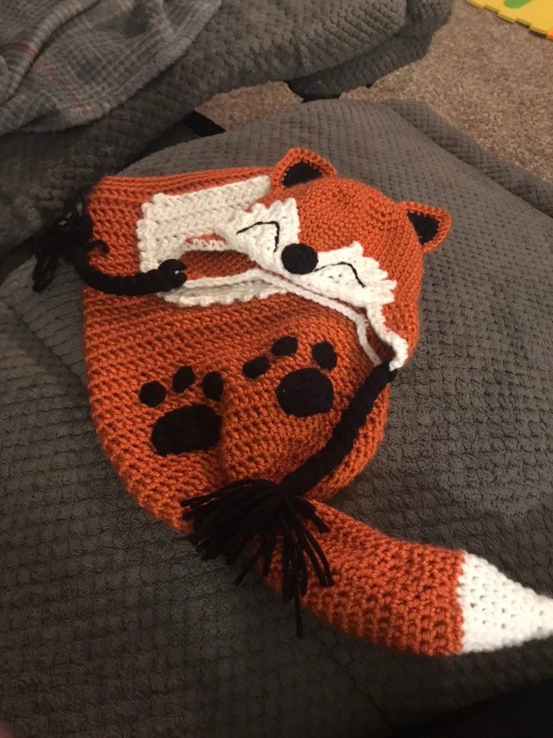 Baby Red Fox Snuggy - Etsy