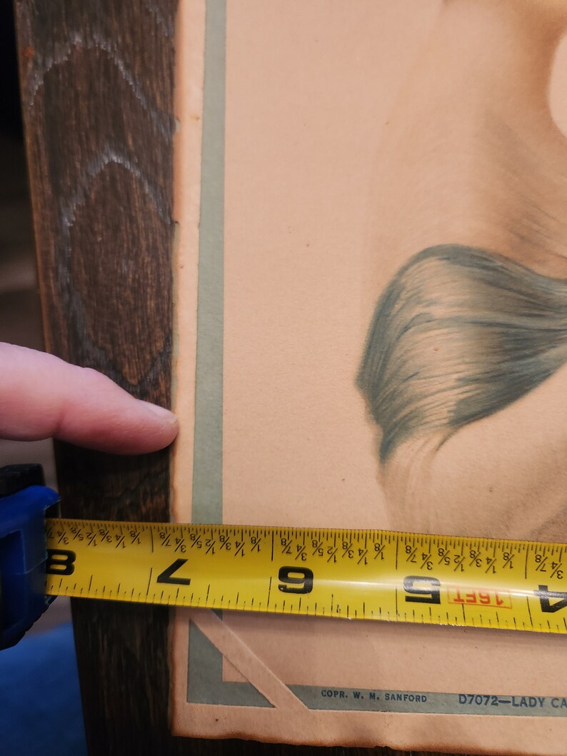 Antique Frank Desch Print of Lady Caprice - Etsy