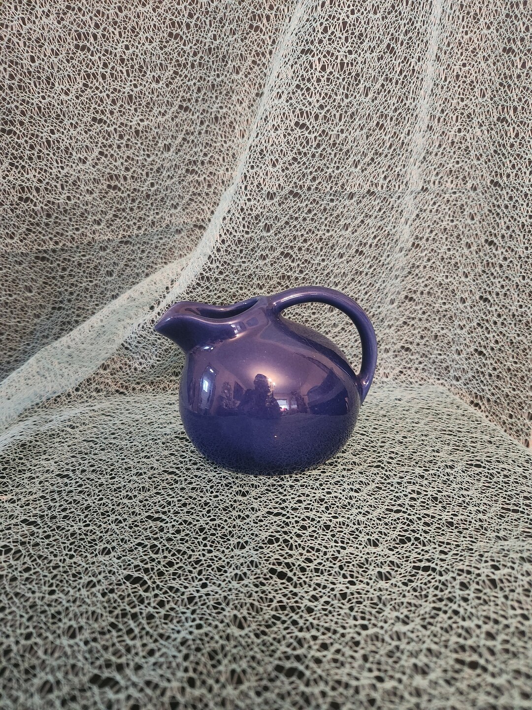Cobalt Fiestaware Small Ball Creamer Pitcher - Etsy