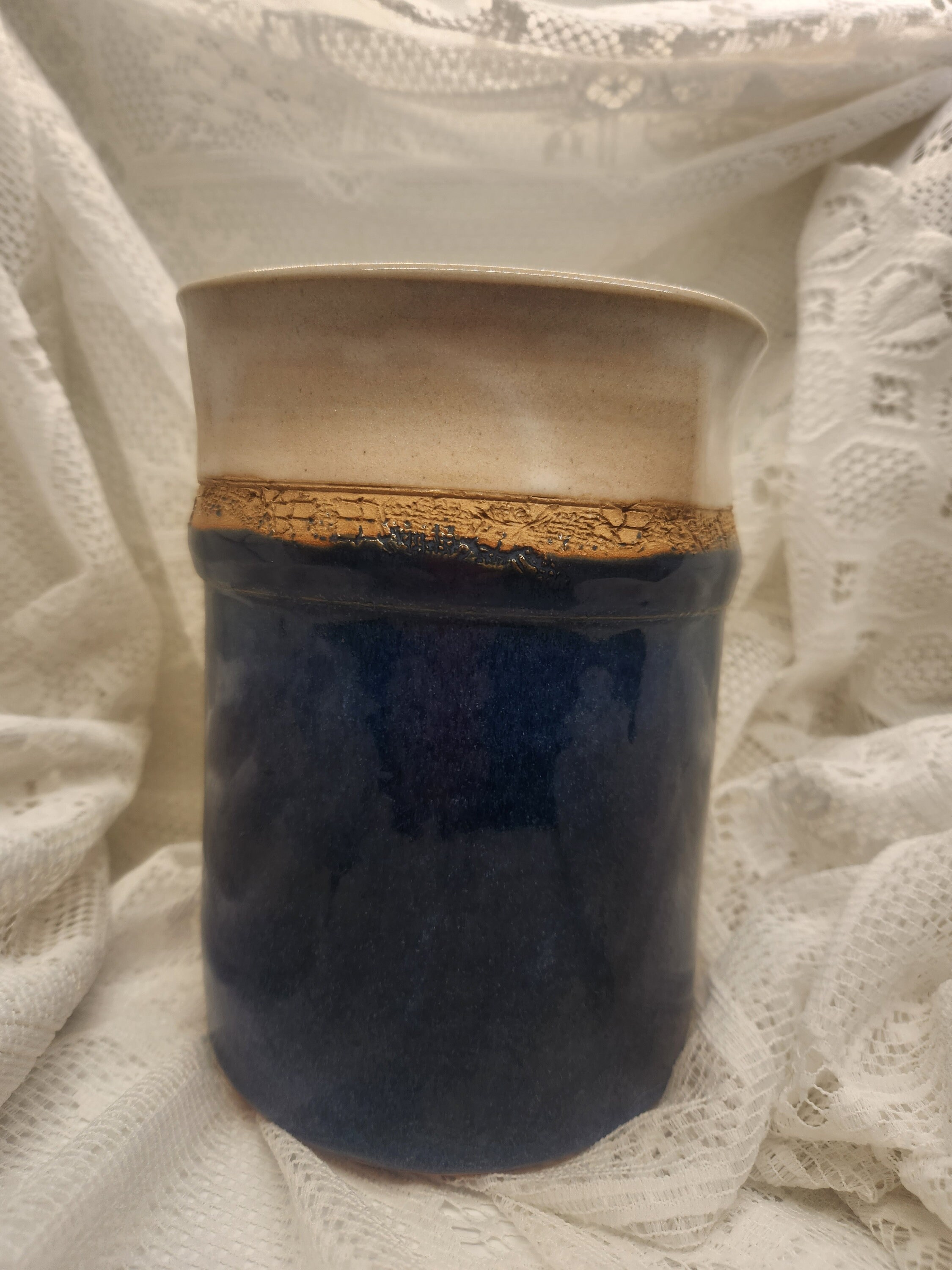 Mudmothers Elaine Lamb Pottery Vase Canister - Etsy