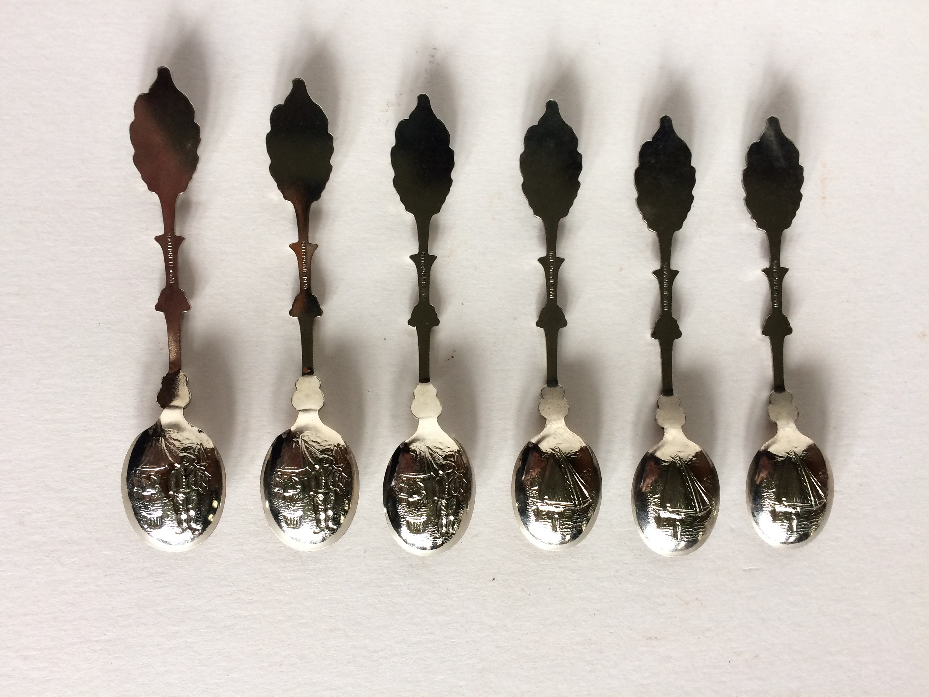 Set of 6 Souvenir Spoons From Holland - Etsy