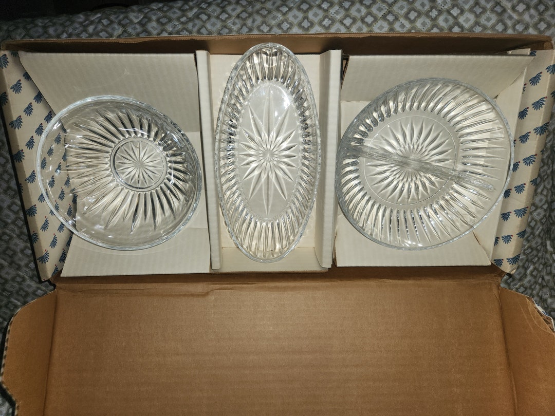 Vintage Princess House Exclusive 3 Piece Hostess Serving Set #853 - Etsy