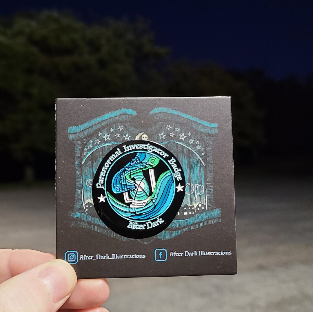 Paranormal Investigator Badge - Etsy