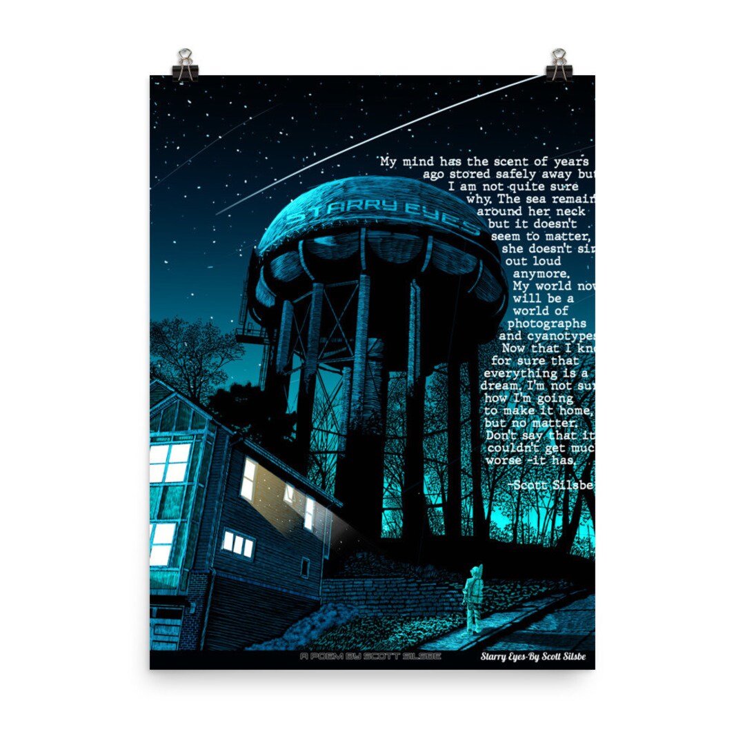 Poetry, Poems Word Art, Illustration, Stars,night, Colorful Wall Art ...