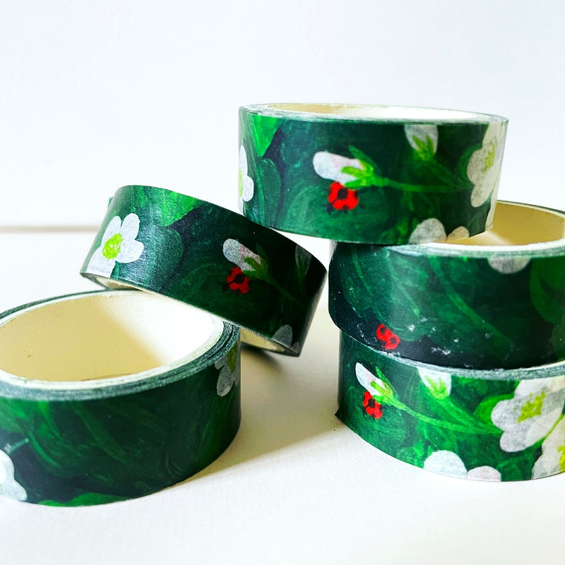 Strawberry Washi Tape - Etsy