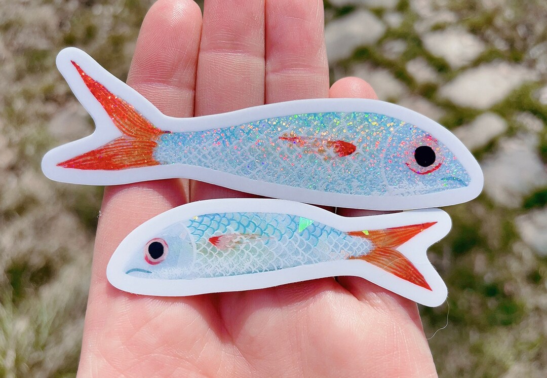 Sparkle Fish Waterproof Sticker Laptop Decals - Etsy