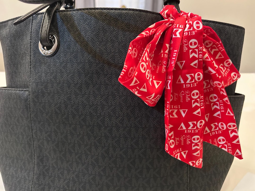 Delta Sigma Theta Greek Letters Purse Scarf - Etsy