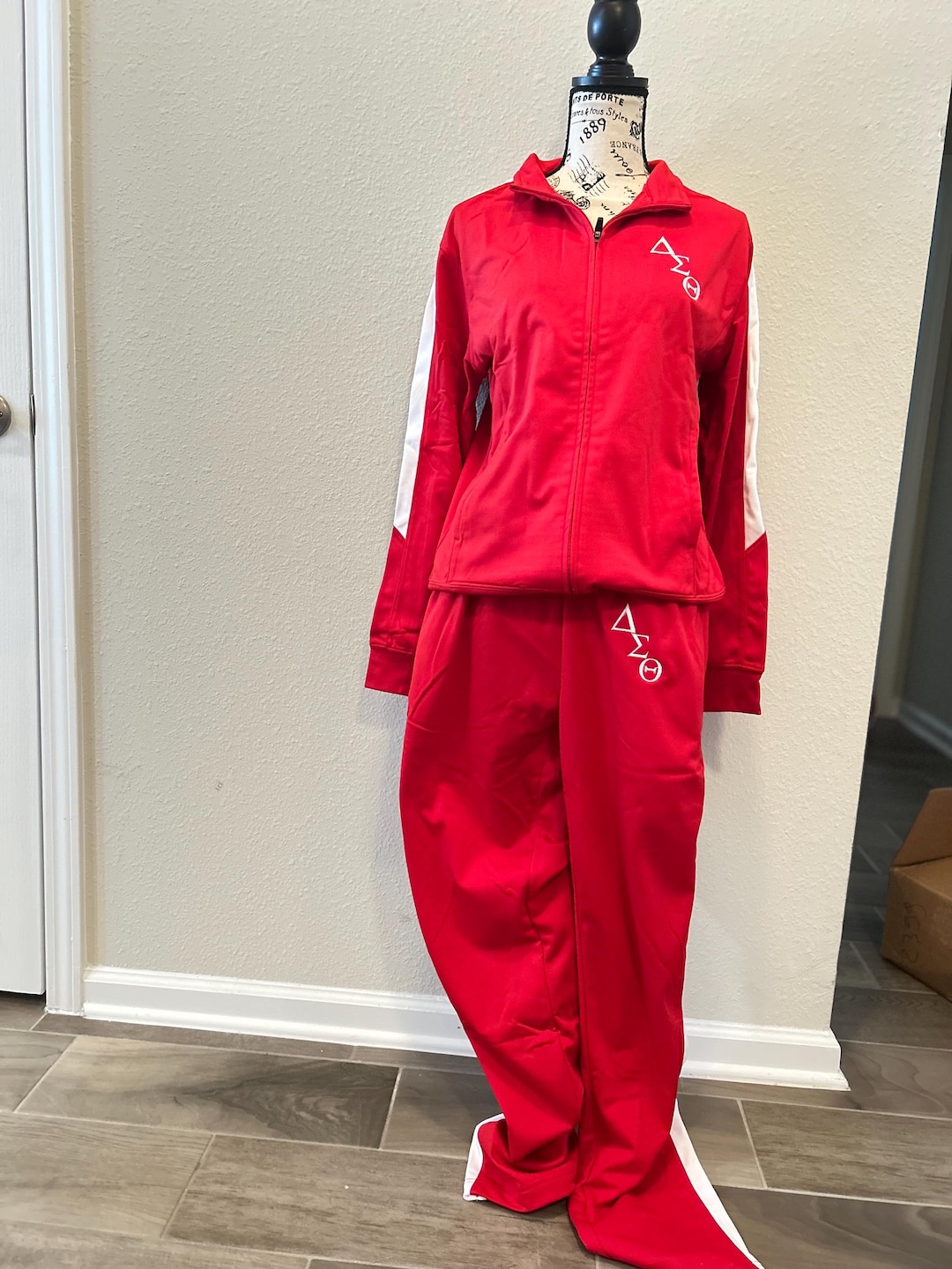 DST Embroidered Sweat Suit - Etsy