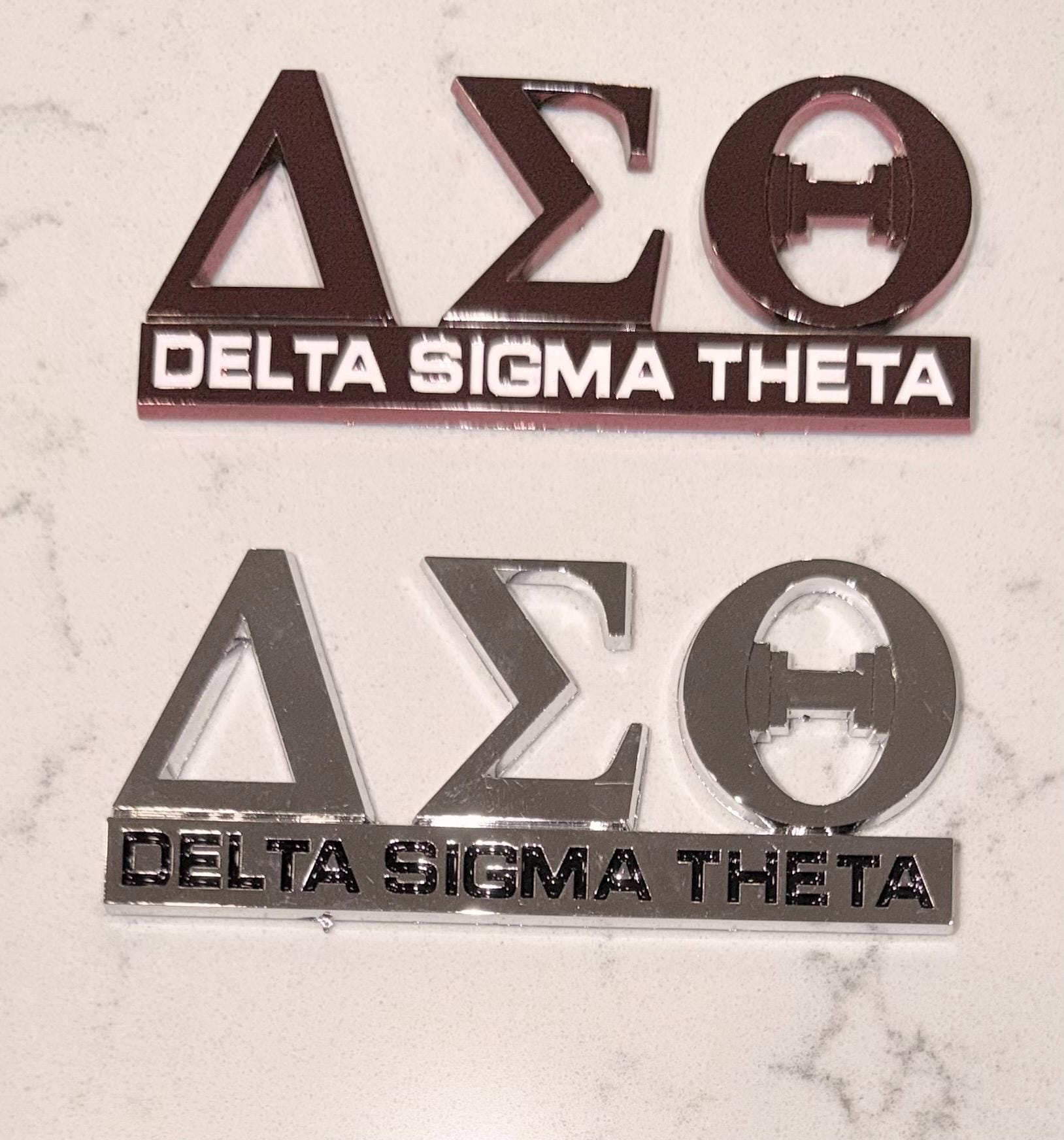 DST Greek Letters Stick on Car Decal 4 Inches Long - Etsy
