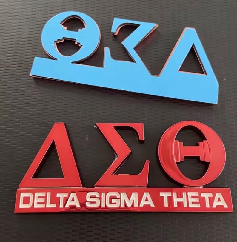 DST Greek Letters Stick on Car Decal 4 Inches Long - Etsy