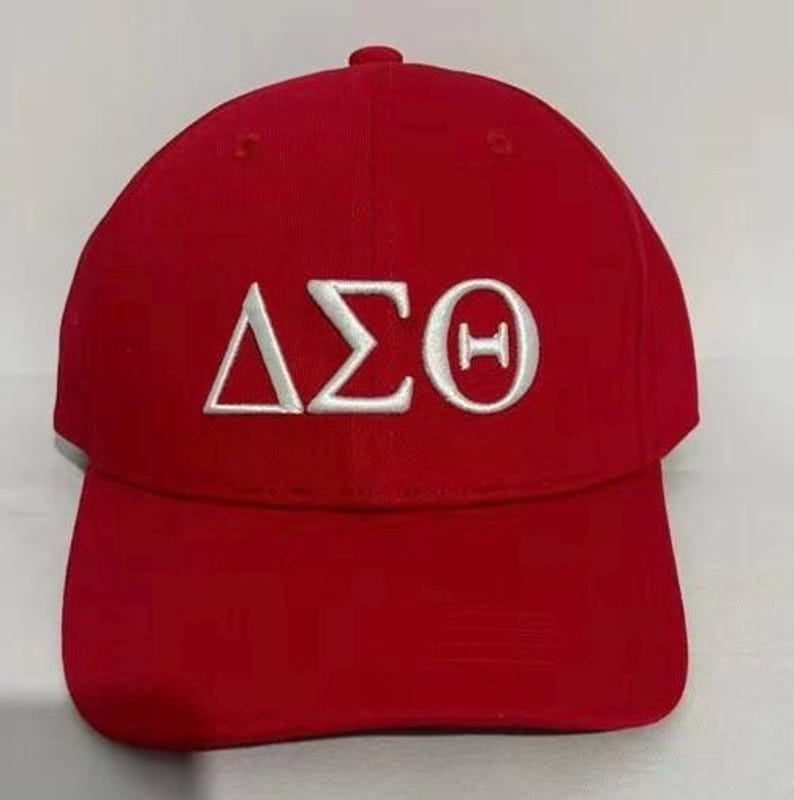 Delta Sigma Theta Ponytail Cap - Etsy