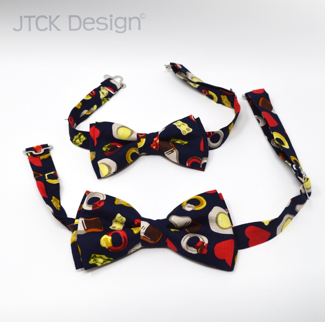Daddy & Me Dapper Gummie Candy Bow Tie Necktie Men's and Boy's ...