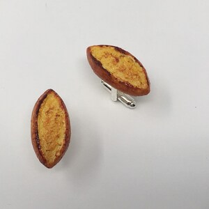 Handmade Artisan Bread Crusty French Loaf Cuff Links Miniature Food ...