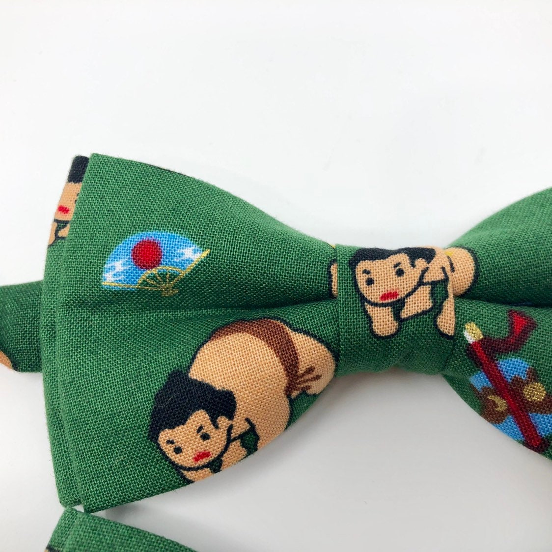 Daddy & Me Japanese Cotton Sumo Wrestler Bow Tie Necktie - Etsy