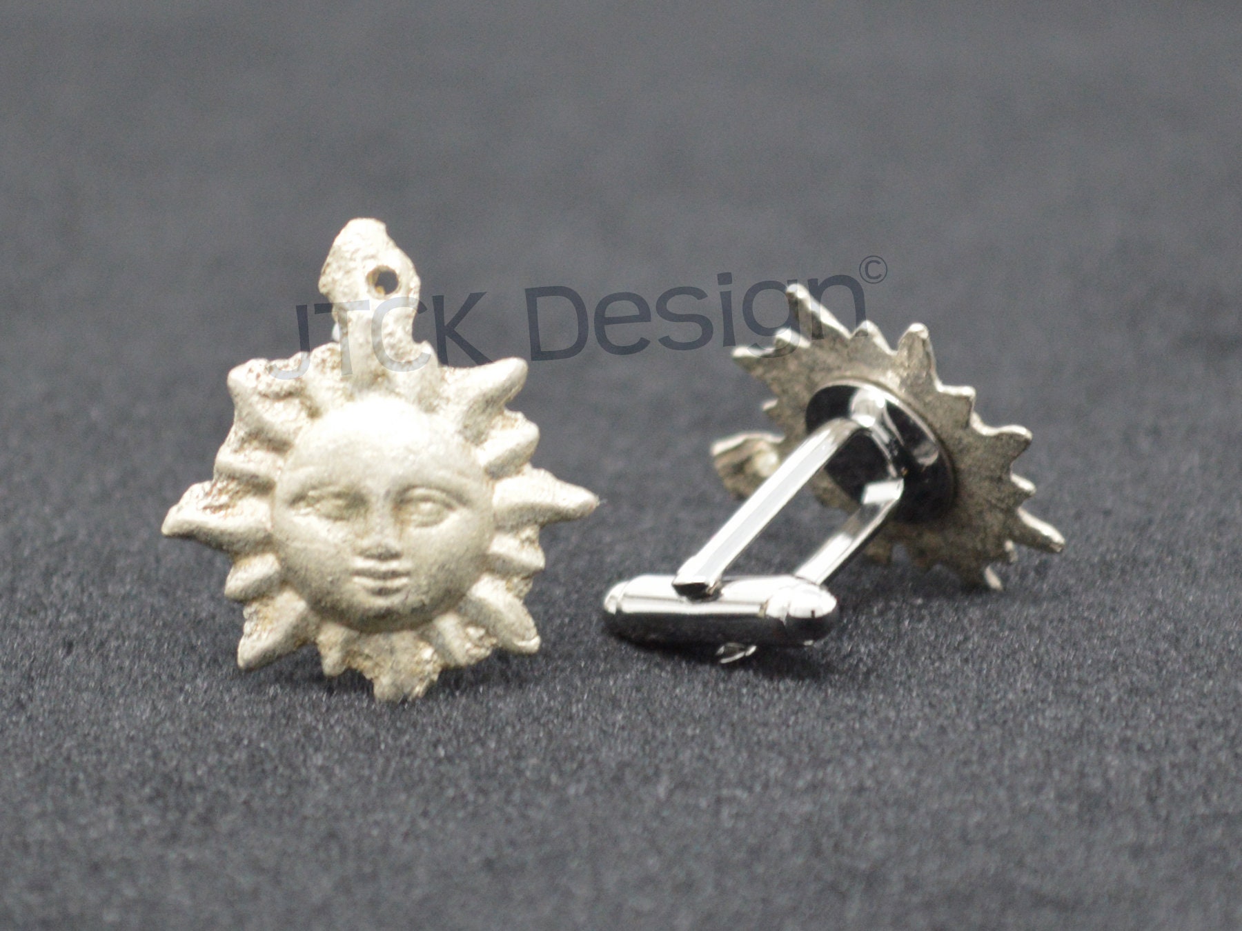 Handmade Mexican Milagro Sun Cuff Links Cufflinks - Etsy UK